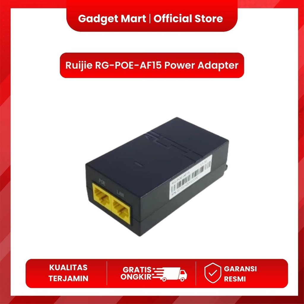 Jual Ruijie RGPOE-AF15 Power Adapter | Shopee Indonesia