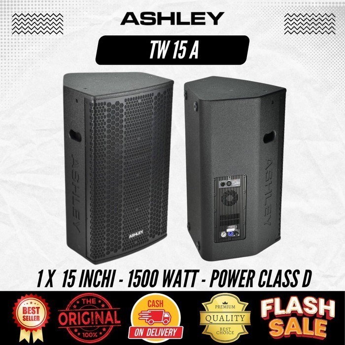 Jual Speaker Aktif 15 Inchi Ashley TW 15A Original | Shopee Indonesia