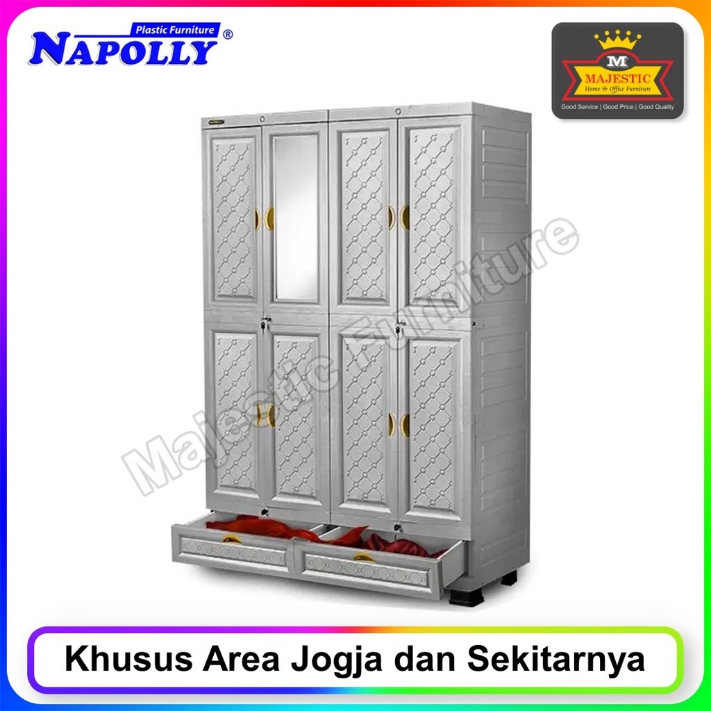 Jual Lemari Plastik Napolly MIDICAB 4408 DC ION (Jogja) | Shopee Indonesia