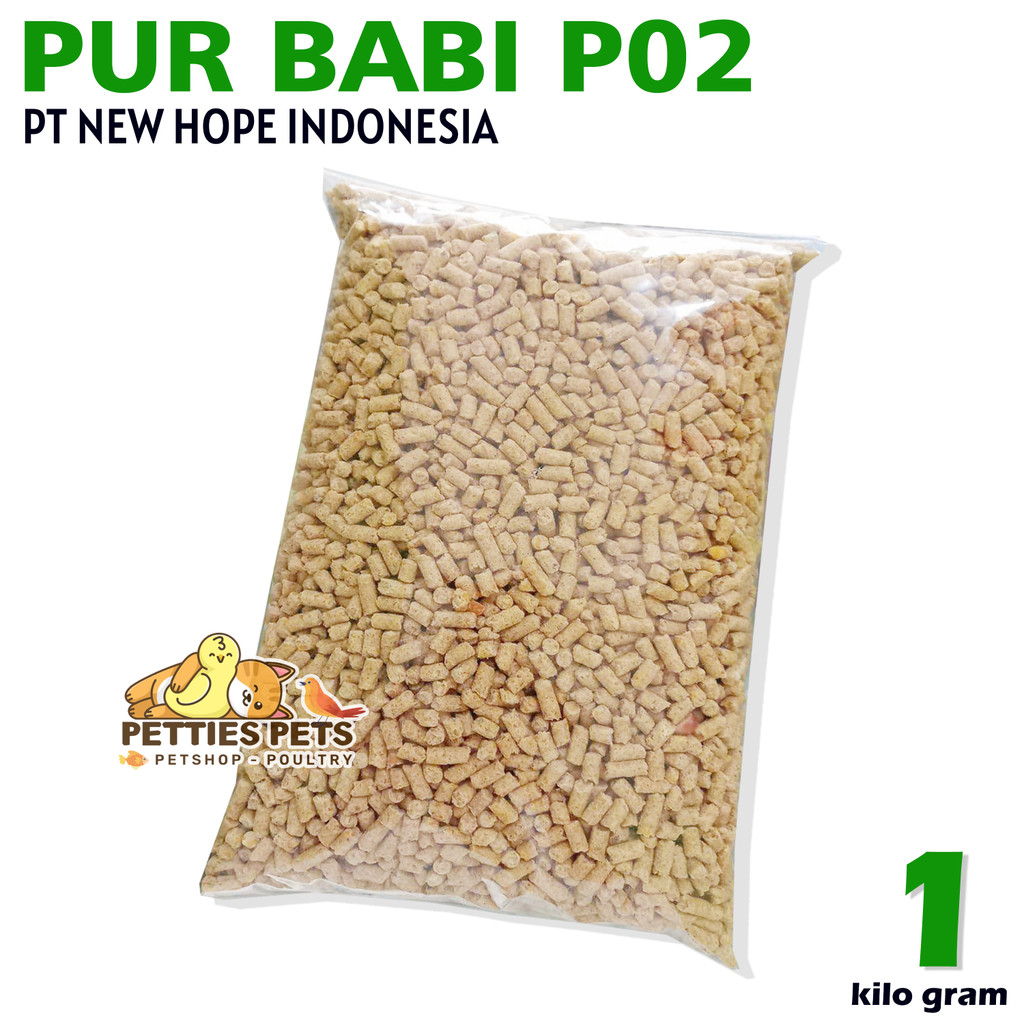 Jual PTS PROMO!! Pur Babi New hope P02 1 kg PakanAyam Unggas | Shopee ...
