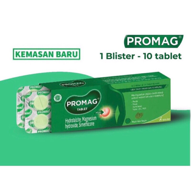 Jual Promag Tablet Per Box / Per Lembar / Obat Maag / Kazu Mart 2 ...
