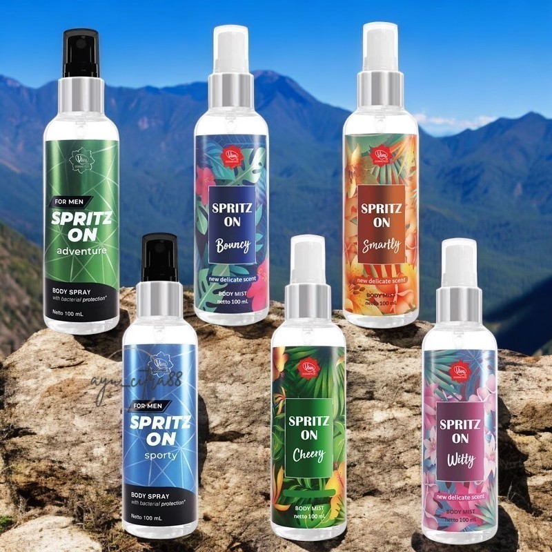 Jual VIVA SPRITZ ON BODY MIST SPLASH COLOGNE PARFUM 100ML | Shopee ...