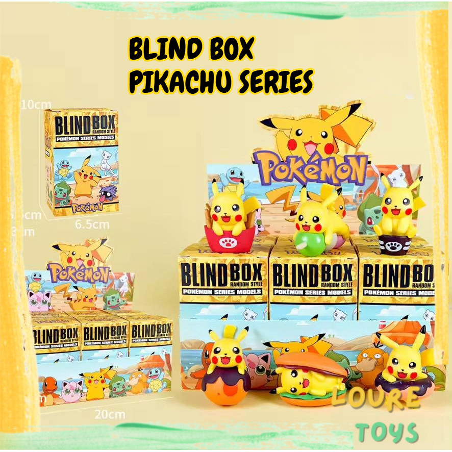 Jual Blind Box Pokemon Pikachu Dekorasi Kue Pokemon Cake Topper ...