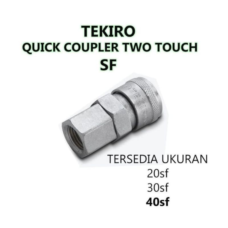 Jual TEKIRO COUPLER SF two touch 20 / SAMBUNGAN SELANG ANGIN KOMPRESOR | Shopee Indonesia