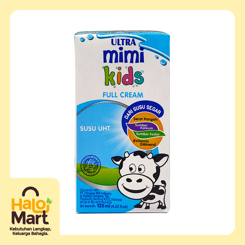 Jual ULTRA MILK MIMI KIDS FULL CREAM 125 ML | Shopee Indonesia