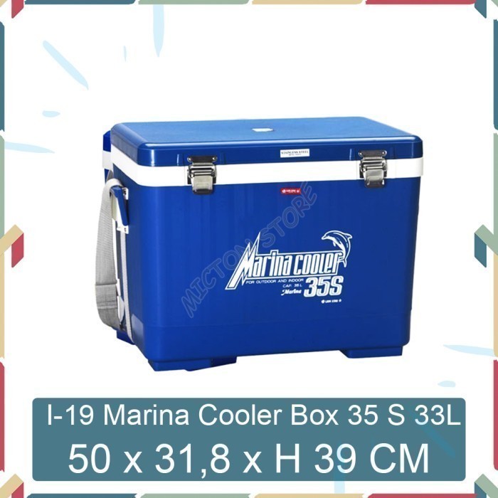 Jual TOPTON Lion Star I-19 Marina Cooler Box 35 S 33 Liter Kotak ...