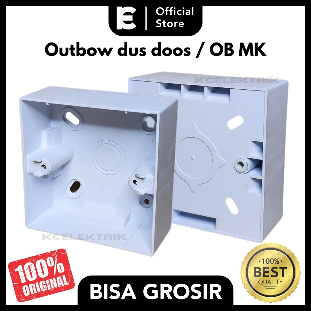 Jual Outbow Dus Doos OB MK HIRO Dudukan Stop Kontak untuk Instalasi ...