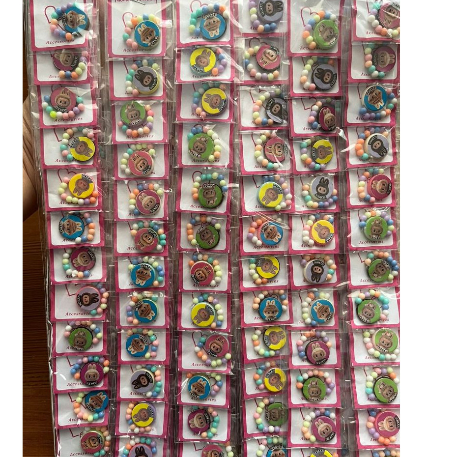 Jual Paket Usaha Cincin Labubu Aksesoris Anak Labubu Ring (12 Pis ...