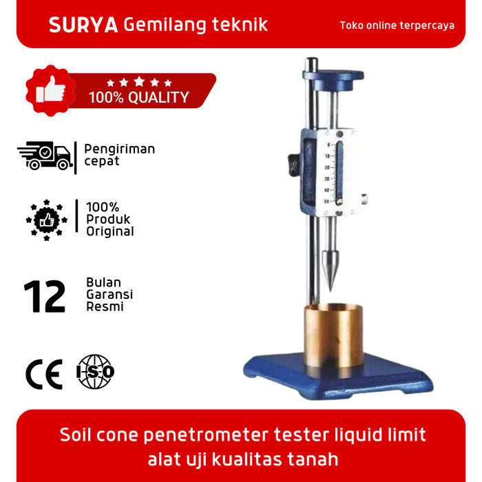 Jual Soil cone penetrometer tester liquid limit alat uji kualitas tanah ...
