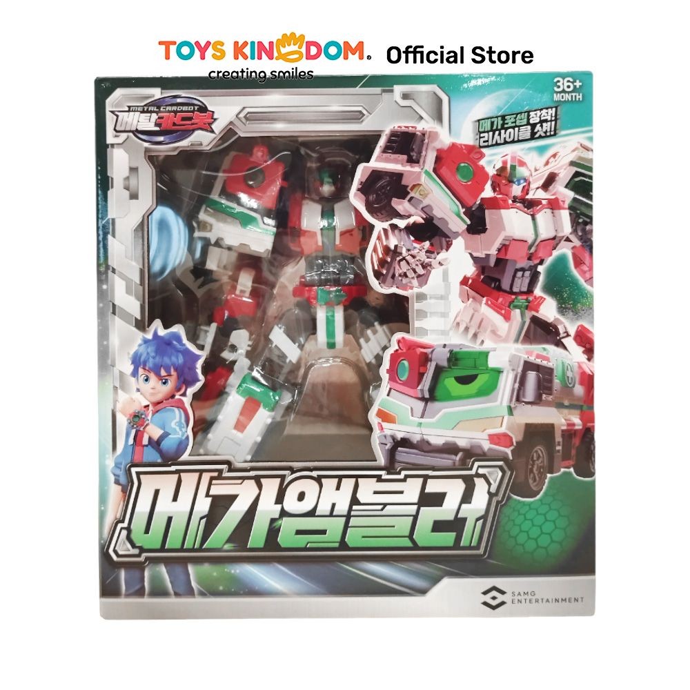 Jual Toys Kingdom Metal Cardbot Robot Mega Ambler Kids Toy Action Figur ...