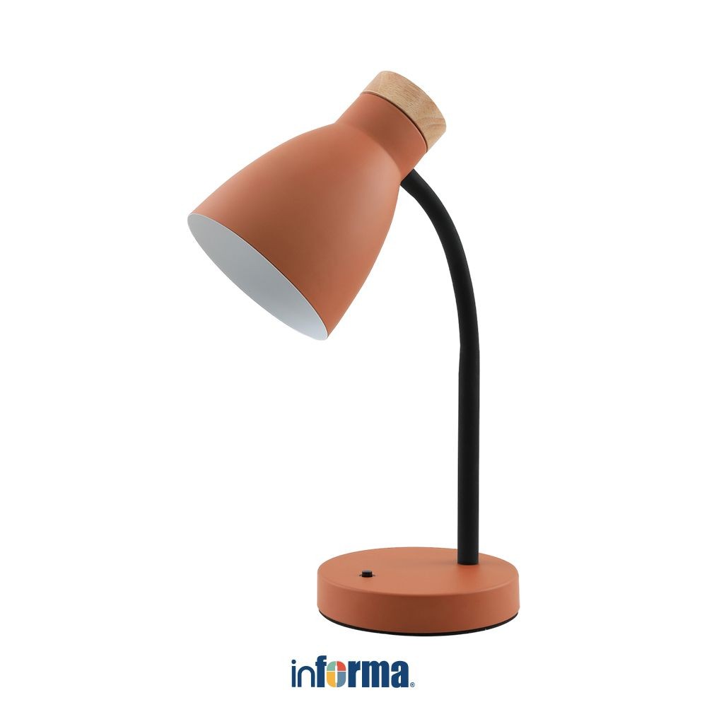 Jual Informa Gia Lampu Meja - Oranye Matt Decorative Table Lamp Lampu ...