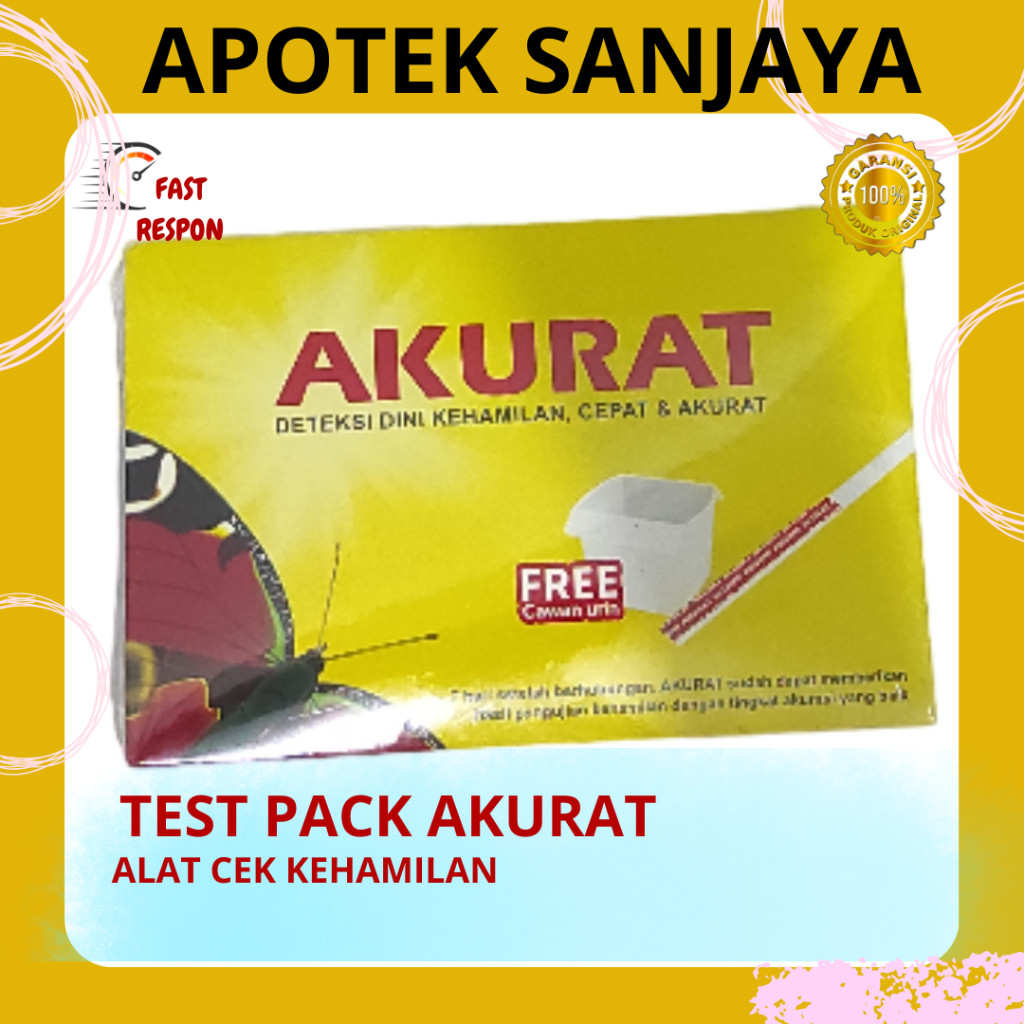 Jual AKURAT TES KEHAMILAN / 1 PCS / TEST PACK | Shopee Indonesia