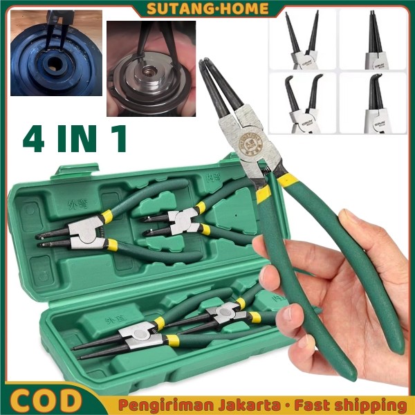 Jual 【SUTANG】Tang Combination Multifungsi Tang Circlip Internal 4 in 1 ...