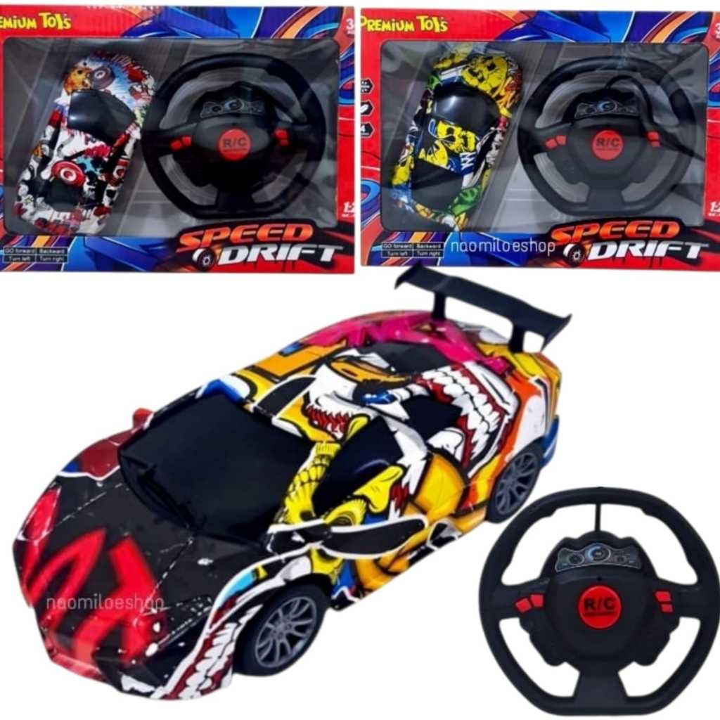 Jual RC SETIR balap GRAFFITI mainan mobil remote control mobil balap ...