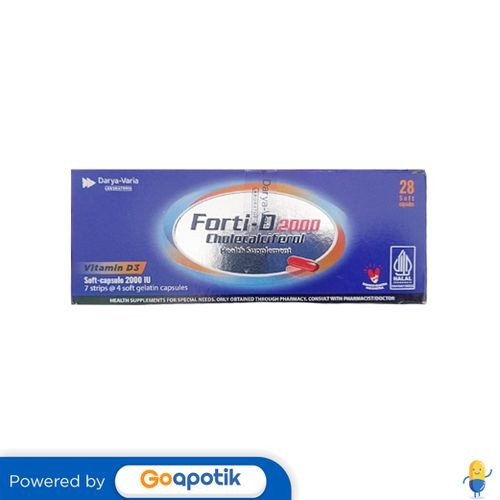 Jual Forti-D 2000 Iu Box 28 Kapsul | Shopee Indonesia