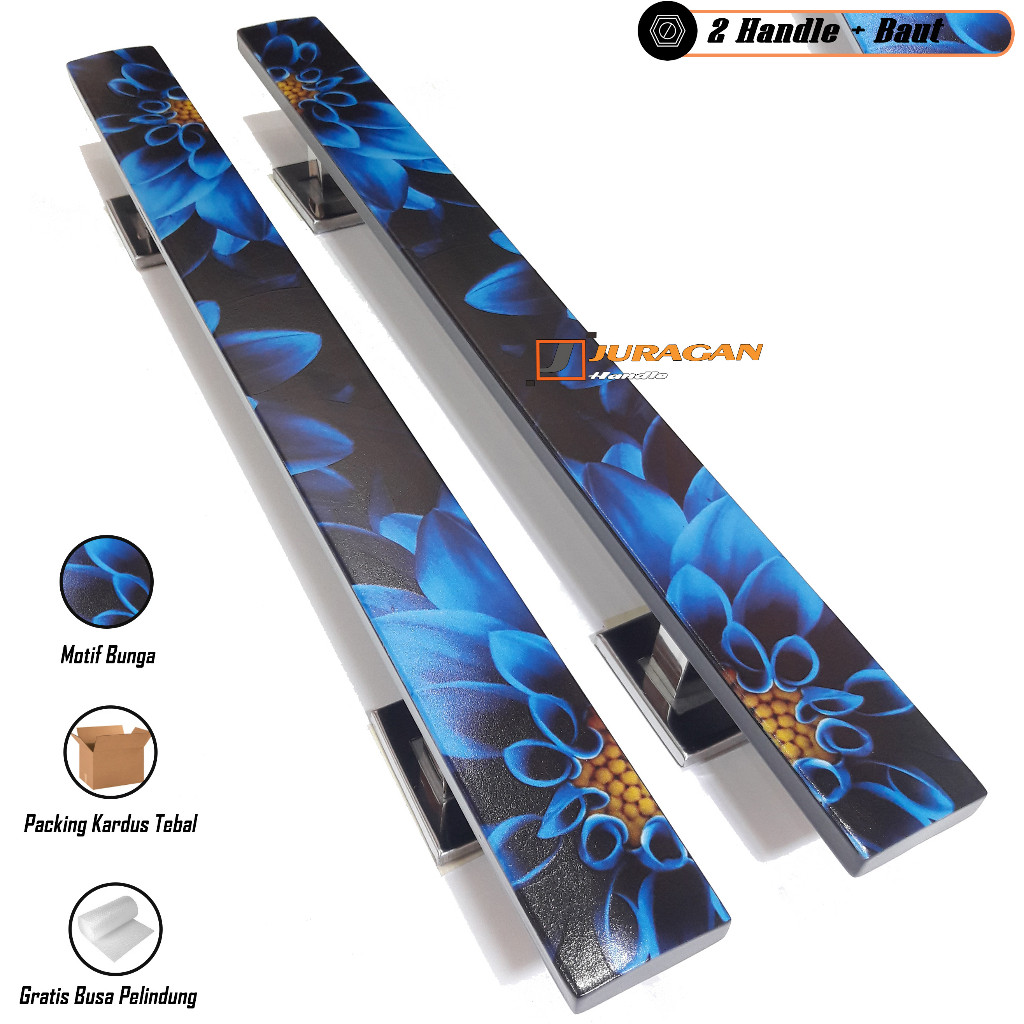 Jual Gagang Pintu Estetik Motif Bunga 60 cm Handle Pintu Kupu Tarung 2 ...