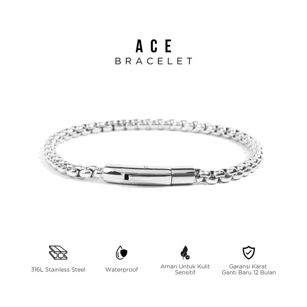 Jual PROJECT NINETYSEVEN - ACE Bracelet - Gelang Tangan Pria Wanita ...