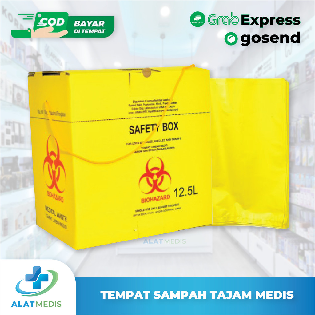 Jual Safety Box Tempat Sampah Tajam Medis | Shopee Indonesia