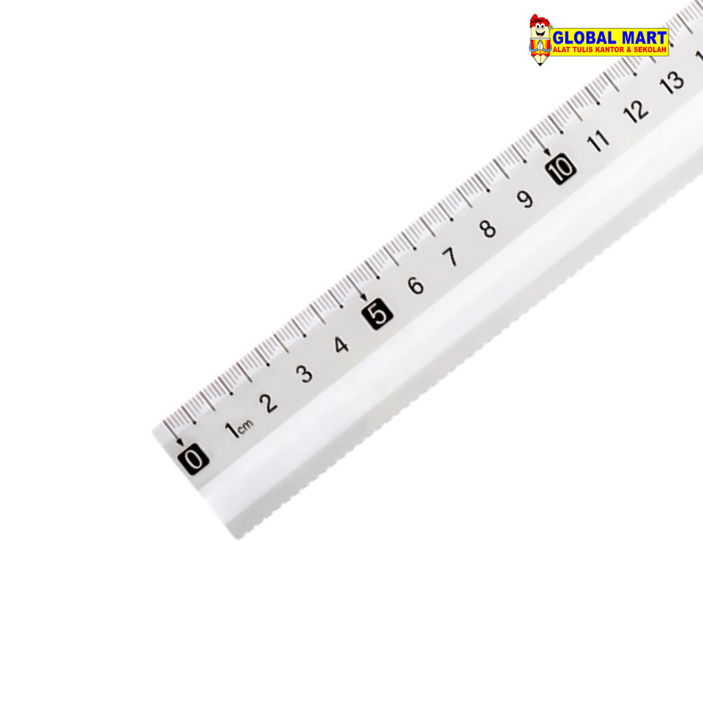 Jual Penggaris Plastik Deli VC22 – Ruler 20cm Presisi Tinggi untuk ...