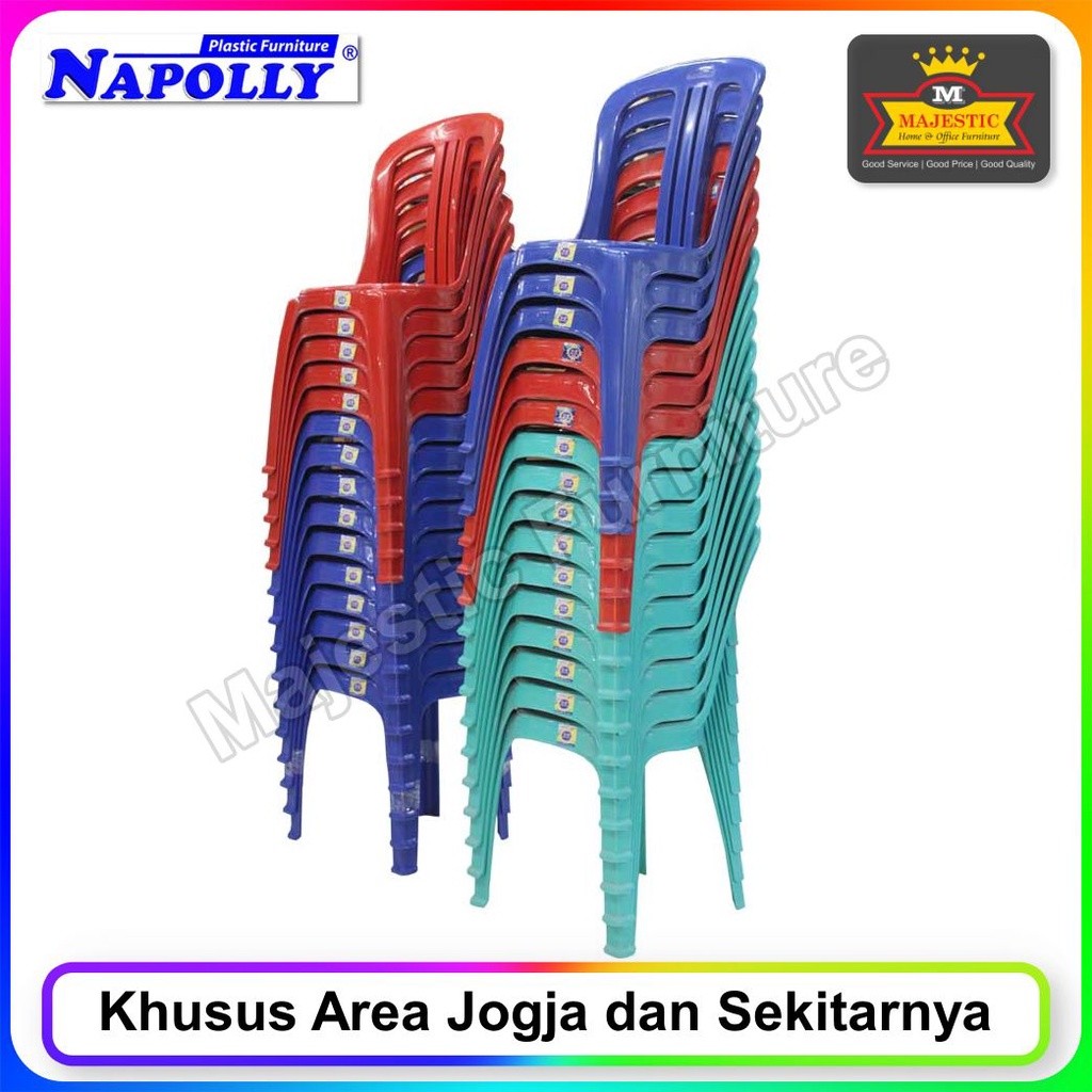 Jual Kursi Plastik Napolly BIG 101 (Jogja) | Shopee Indonesia