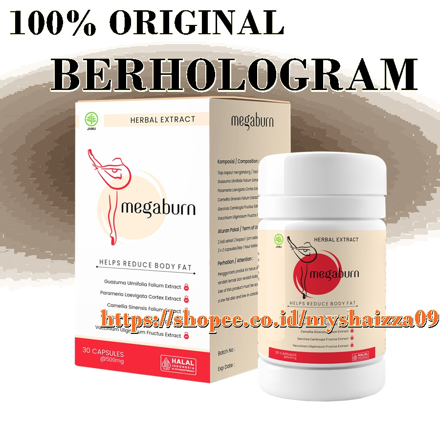 Jual PROMO Megaburn® Original BerHologram QR-Code | Dijamin 100% ...