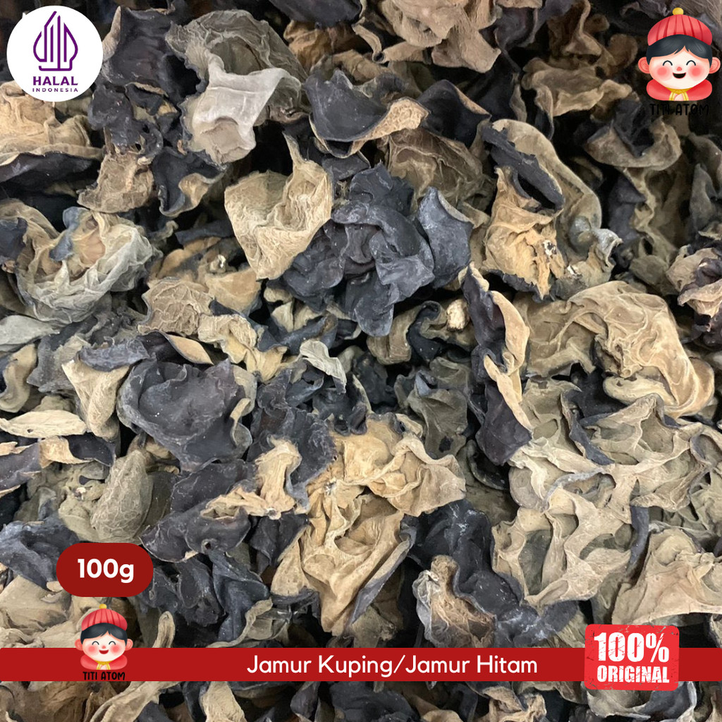 Jual SU Brand Jamur Kuping Super China Black Fungus Hei Mu Er Repack ...