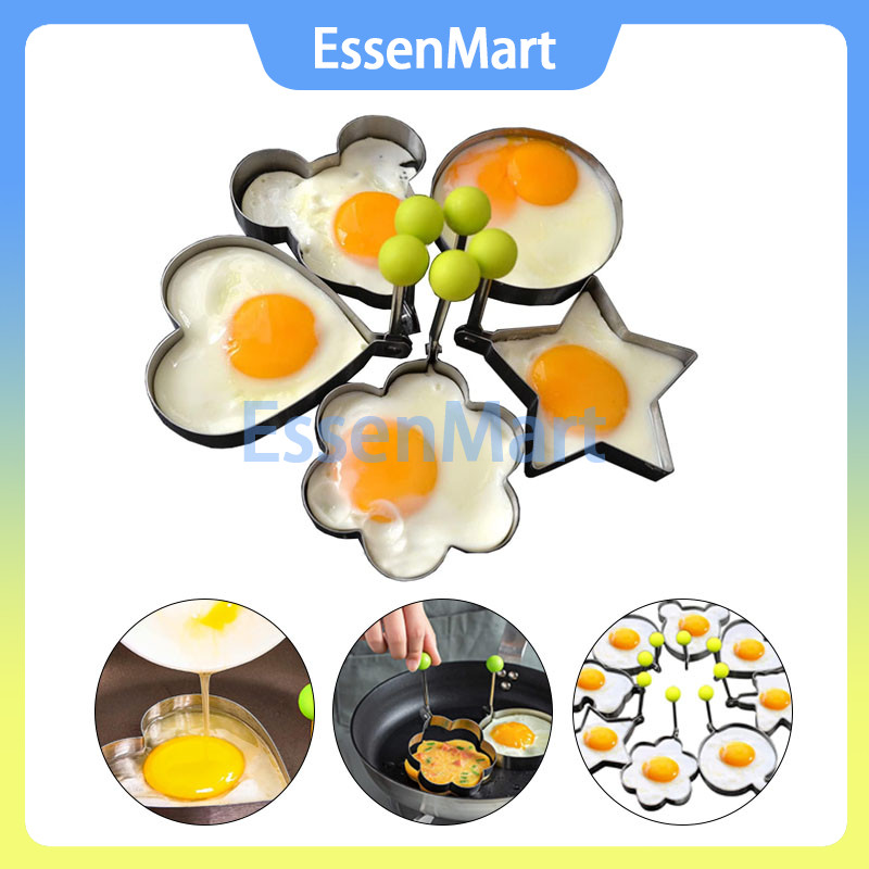 Jual Cetakan Telur Mata Sapi / Cetakan Telur Pancake Karakter Stainless ...