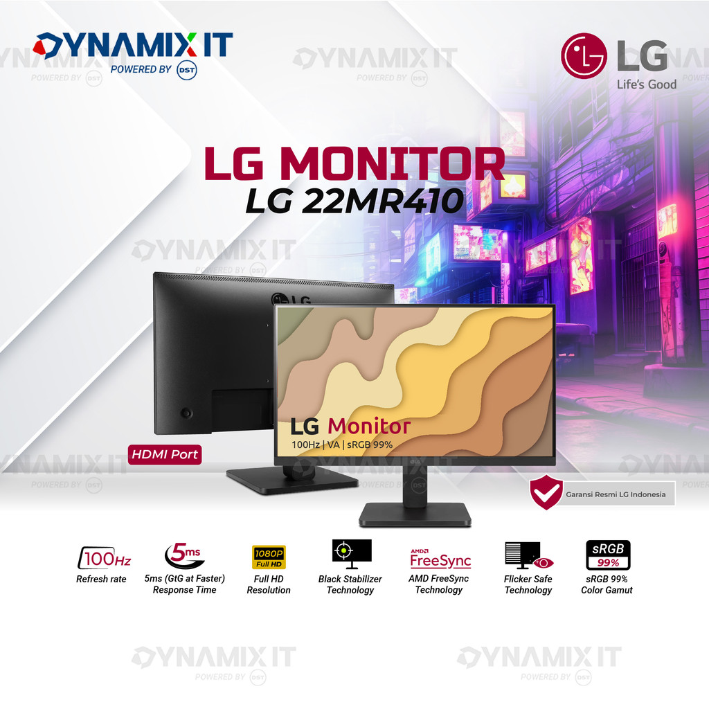 Jual Monitor LG 22MR410-B 22" Full HD Monitor w/ AMD FreeSync | Shopee ...