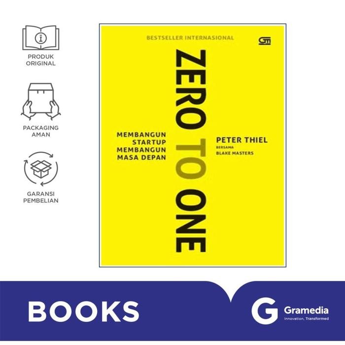 Jual Buku Zero to One Cetakan Tahun 2025 ( Peter Thiel ) | Shopee Indonesia