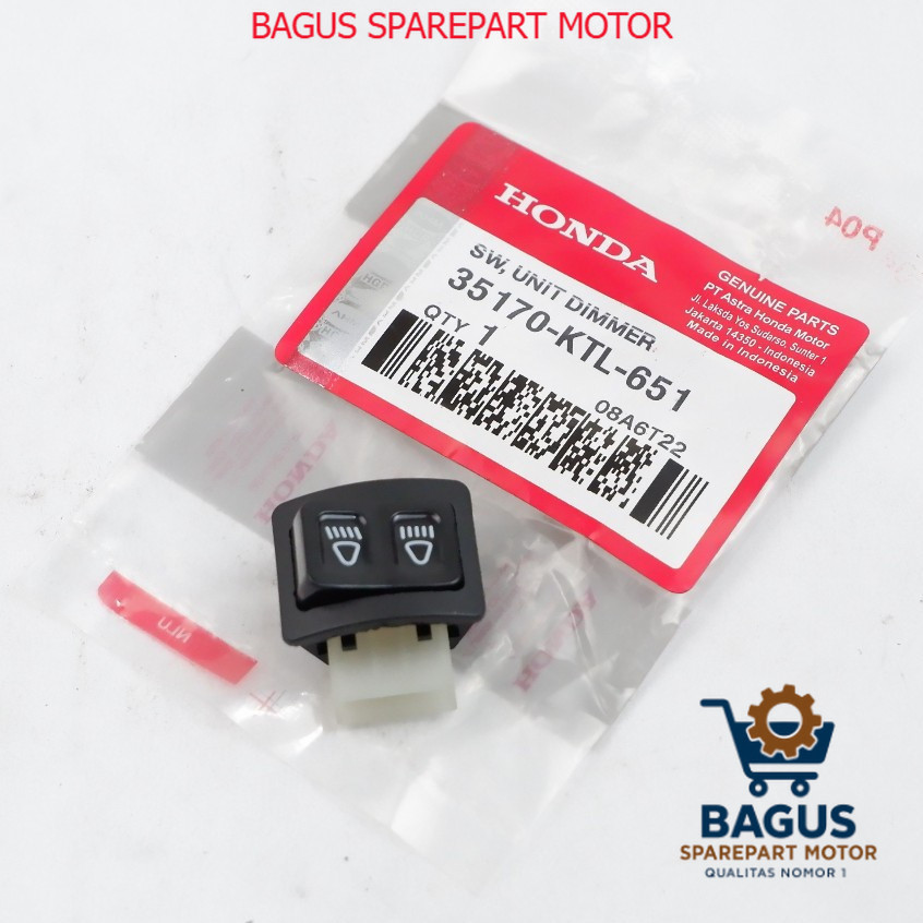 Jual Tombol Lampu DIM KTL Jauh deket Honda Supra Old , Supra Fit ...