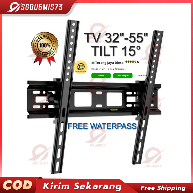 Jual Bracket Tv LED LCD 32" s/d 55" inch LEBIH TEBAL!! Universal 32-55 ...