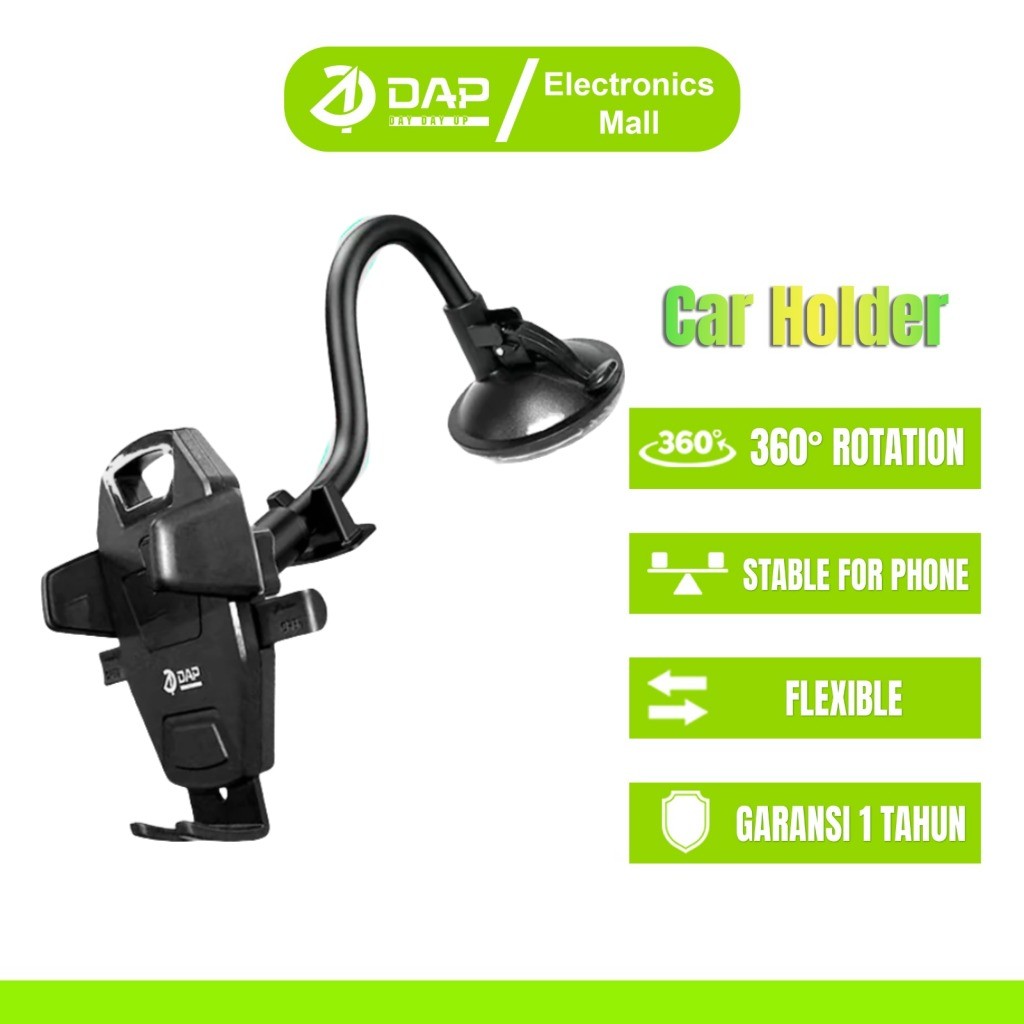 Jual DAP D-CZ11 360° Rotating Car Stand – Universal Holder for ...