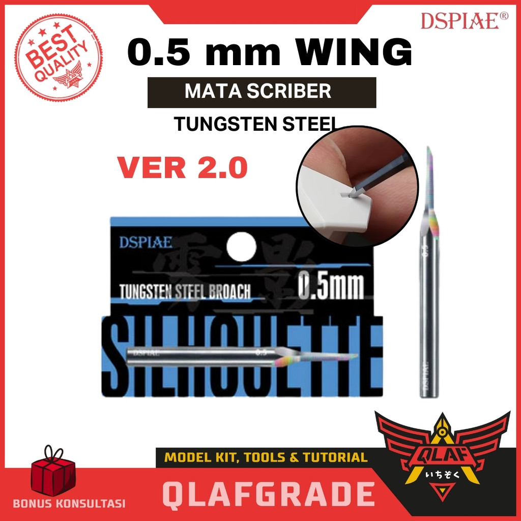 Jual Mata scriber 0.5 mm WING Tungsten Steel Broach YPB-05 - Push ...