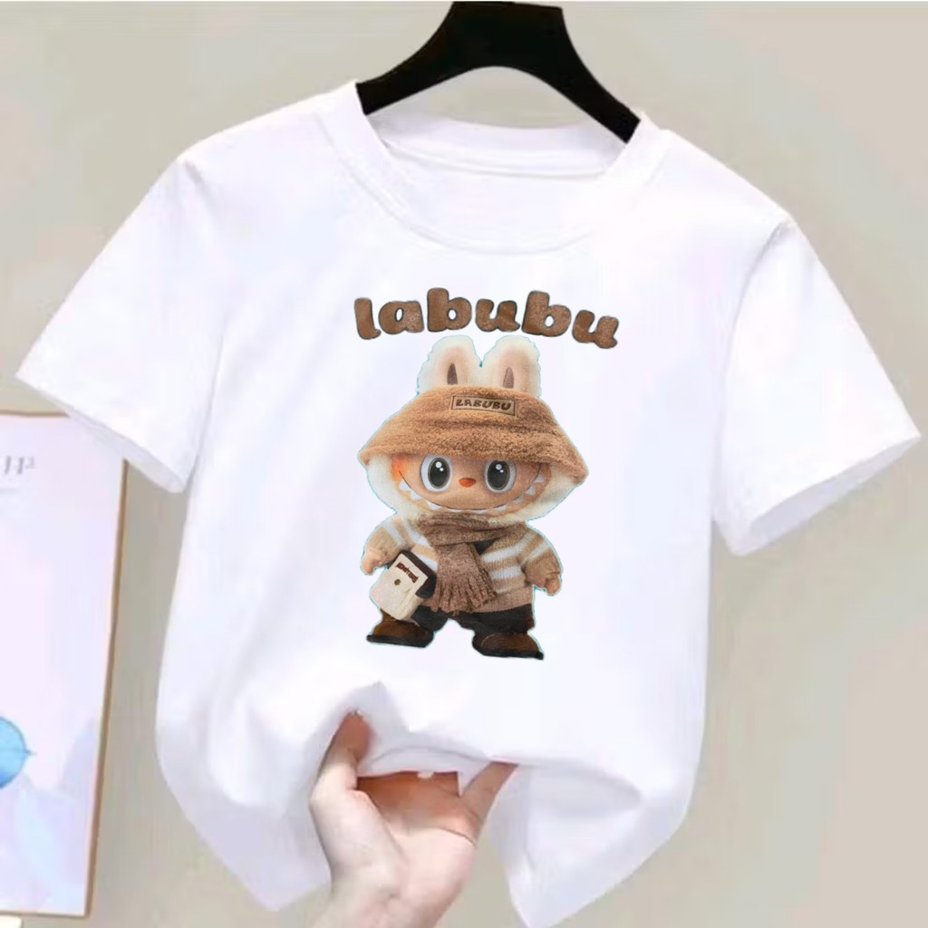 Jual labubu kaos anak cewek cowok viral cotton combat 30s original ...
