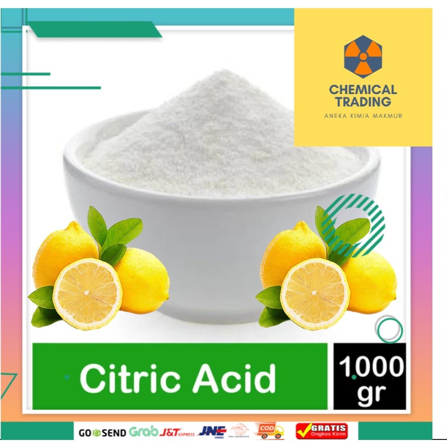 Jual Citric Acid Monohydrate - Asam Sitrat - Asam Citrun 1 kg | Shopee ...