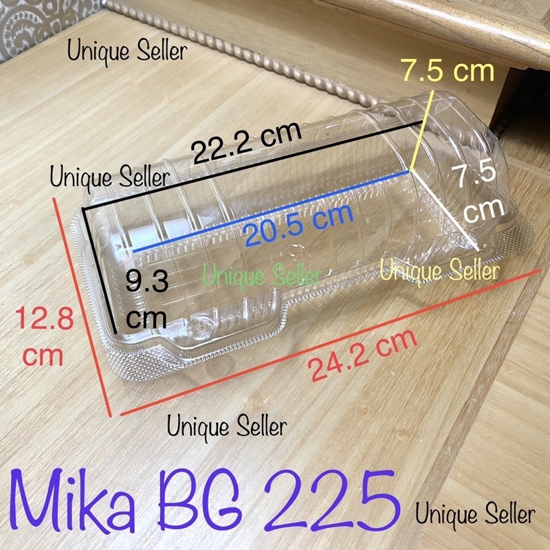 Jual Mika BG 225 isi 10 pcs / Mika Bolu Gulung 20 cm / Mika Roti Bakar ...