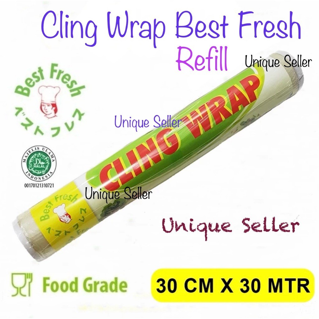 Jual Cling Wrap Best Fresh 30 CM x 30 M Refill / Refill Bestfresh Wrap ...