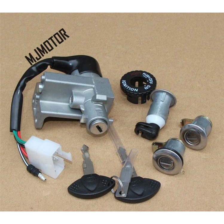 Jual LIKE Agility Lock Ignition Key Switch Set Seat Lock Key For ...