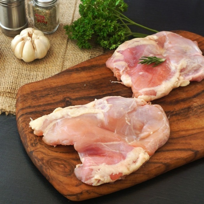 Jual Boneless Chicken Leg Skinless / Paha Ayam Fillet Tanpa Kulit 1kg ...