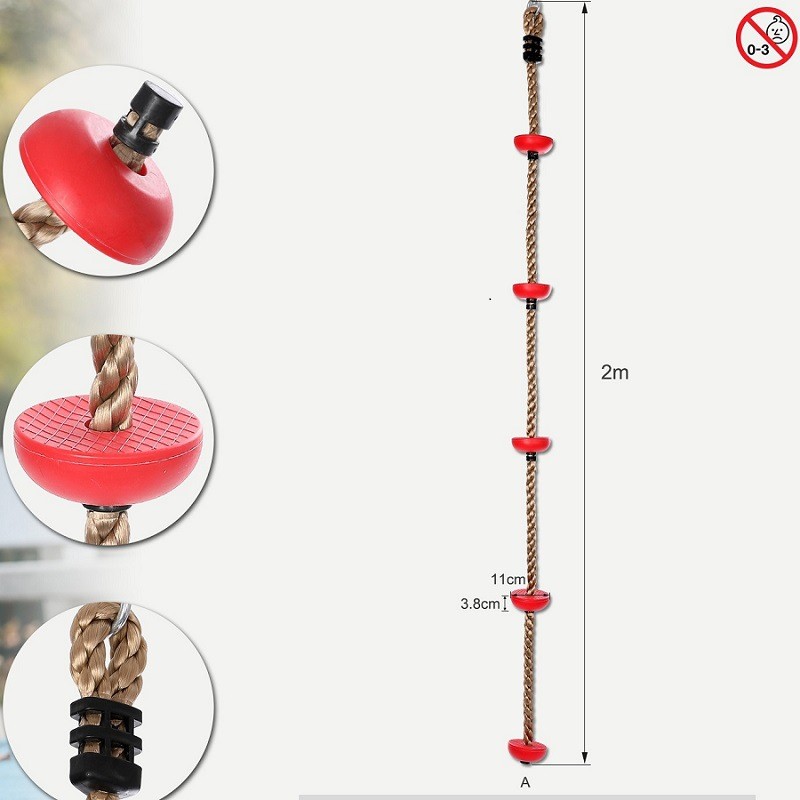 Jual Children Climbing Rope Swing Disc Climbing Rope Kids Garden ...