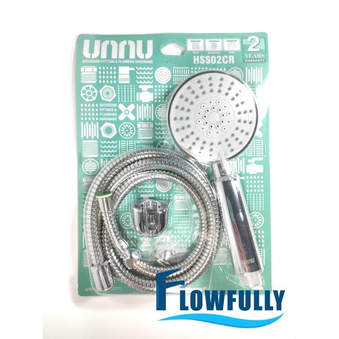 Jual Shower Mandi Besar Hand Shower UNNU HSS02CR | Shopee Indonesia