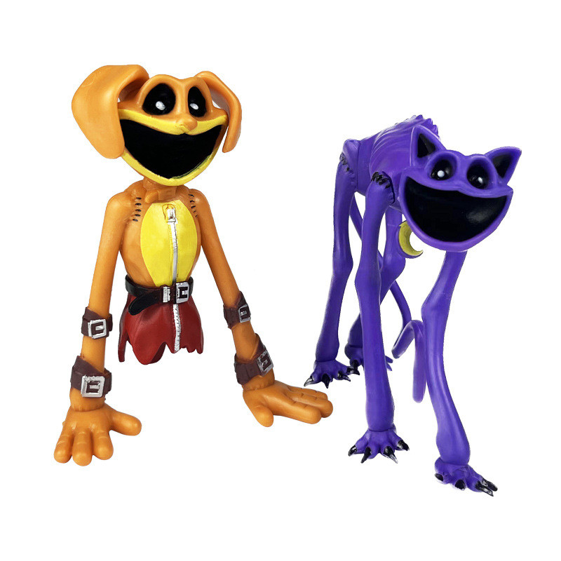 Jual Anime Smiling Critters Action Figure Hopscotch Catnap Figurine Pvc ...