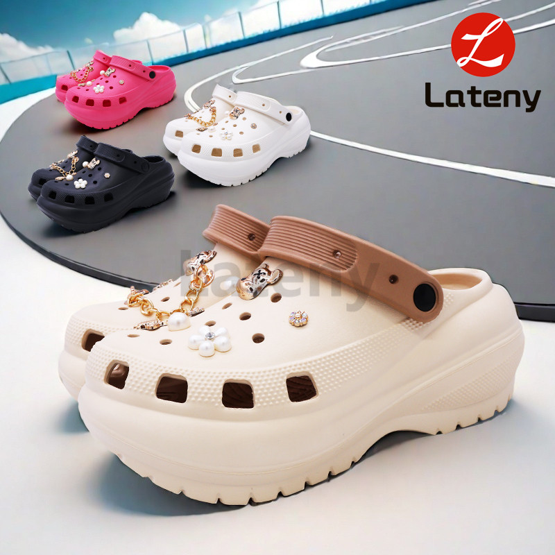 Jual Lateny Sandal Kodok Dewasa Wanita Classic Bae Clog Sepatu Sendal ...