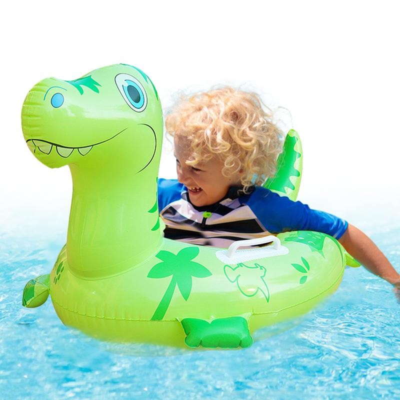 Jual Inflatable Swim Ring For Kids Pool Tube Rings Cartoon Dinosaur ...