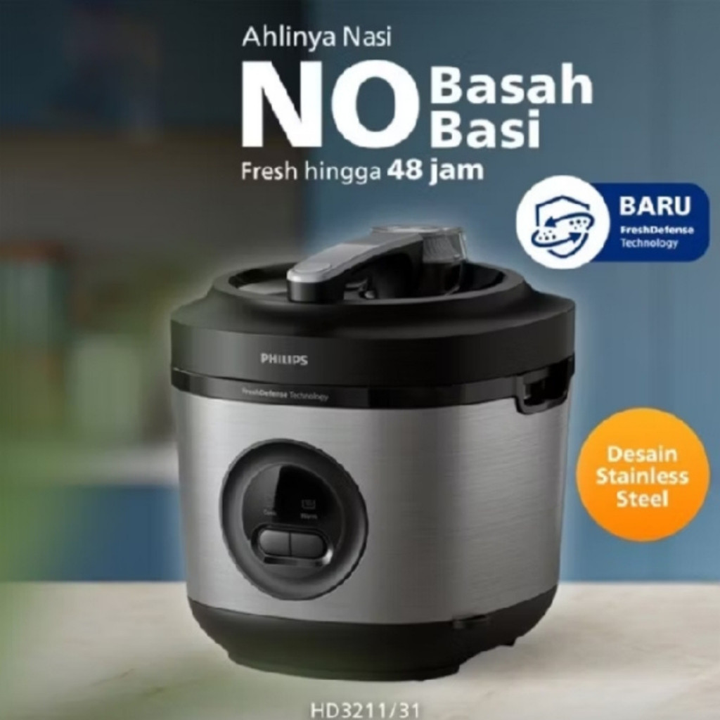 Jual PHILIPS Rice Cooker 1.8 L Magic Com 3000 Premium Series Anti ...