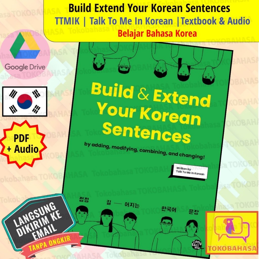 Jual [file] Build Extend Your Korean Sentences | TTMIK | +Audio | Belajar Bahasa Korea | Shopee ...