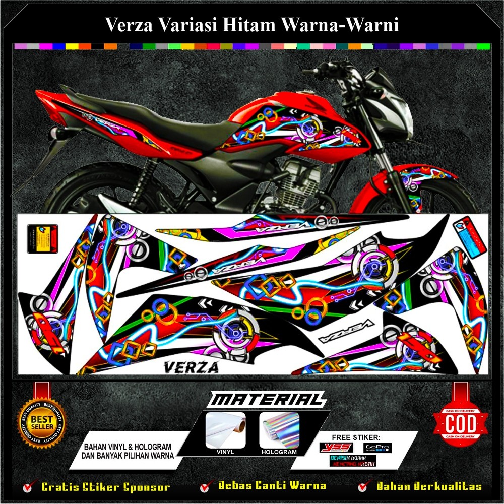 Jual variasi Striping Verza 2013 2014 2015 Sticker Setiker Verza Motif ...