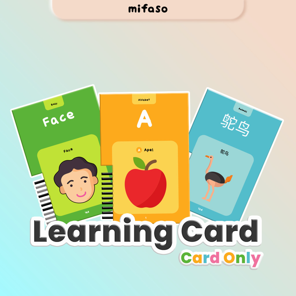 Jual Flash Card Kartu Edukasi Anak Berbagai Bahasa | Kartu Belajar ...