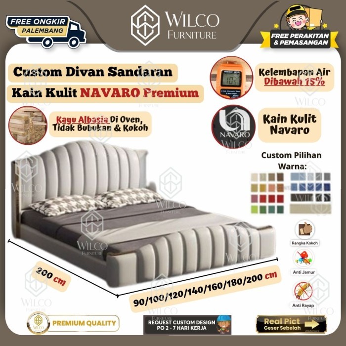 Jual Custom Divan Sandaran Kain Kulit | Divan Sandaran Custom Motif ...