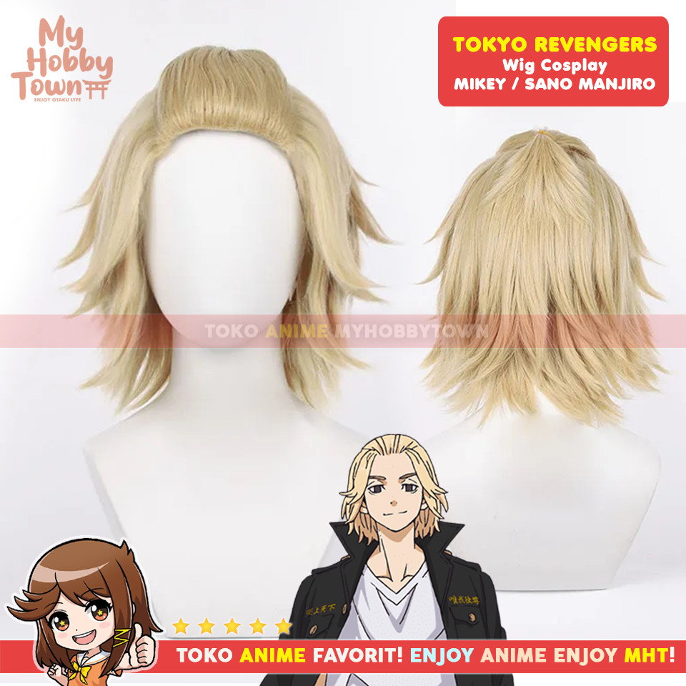 Jual Rambut Palsu Wig Cosplay Anime Tokyo Revengers : Sano Manjiro ...